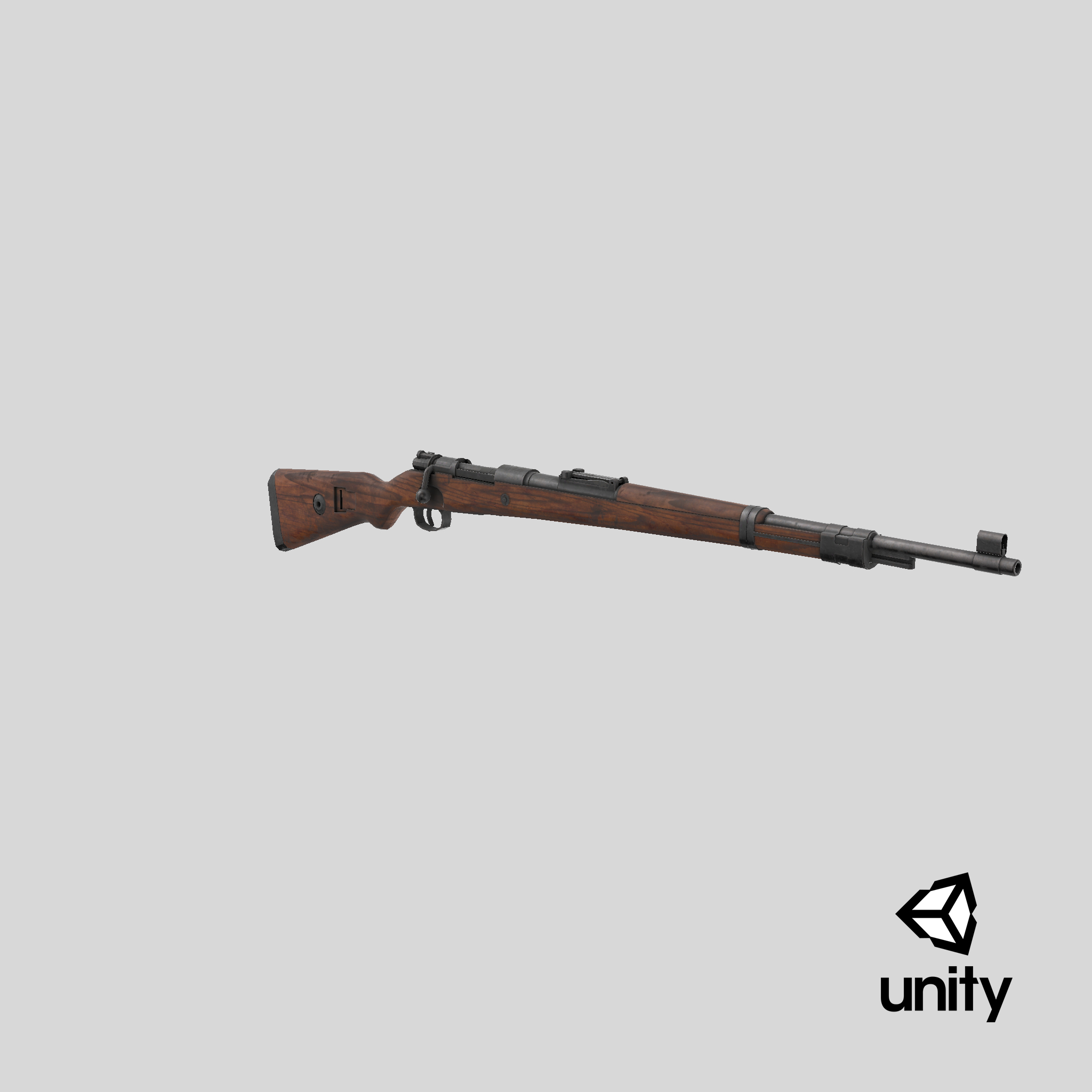 modelo 3d Mauser Karabiner 98K Rifle de cerrojo antiguo - TurboSquid ...