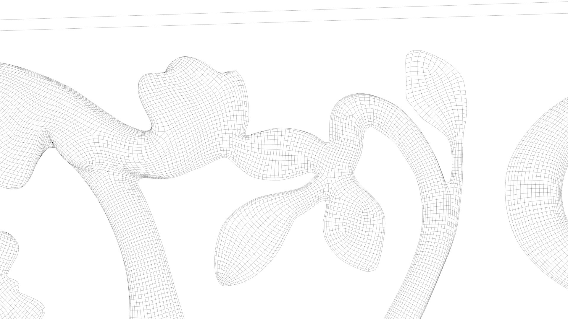 3D Patterned Cornice Gypsum Plaster DK44 Model - TurboSquid 1993924