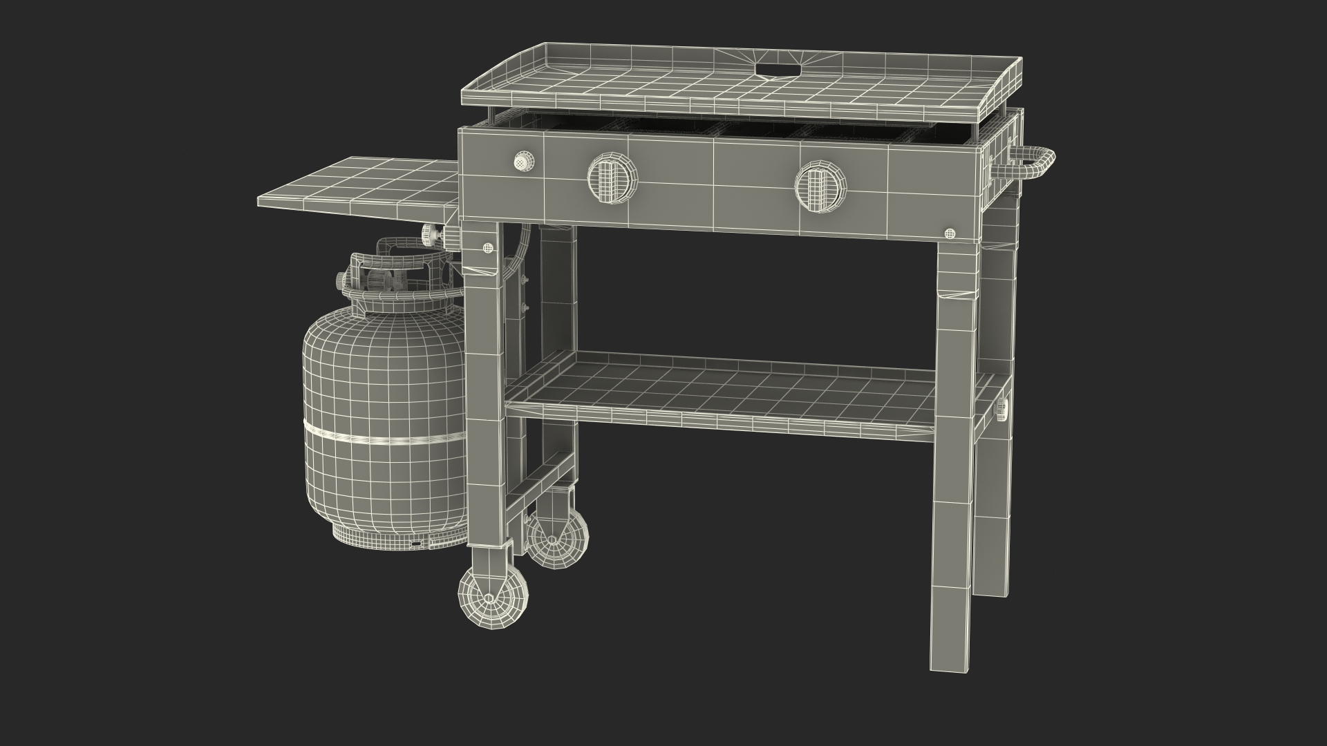 Blackstone Outdoor Flat Top Gas Griddle Dusty 3D Model - TurboSquid 1822431