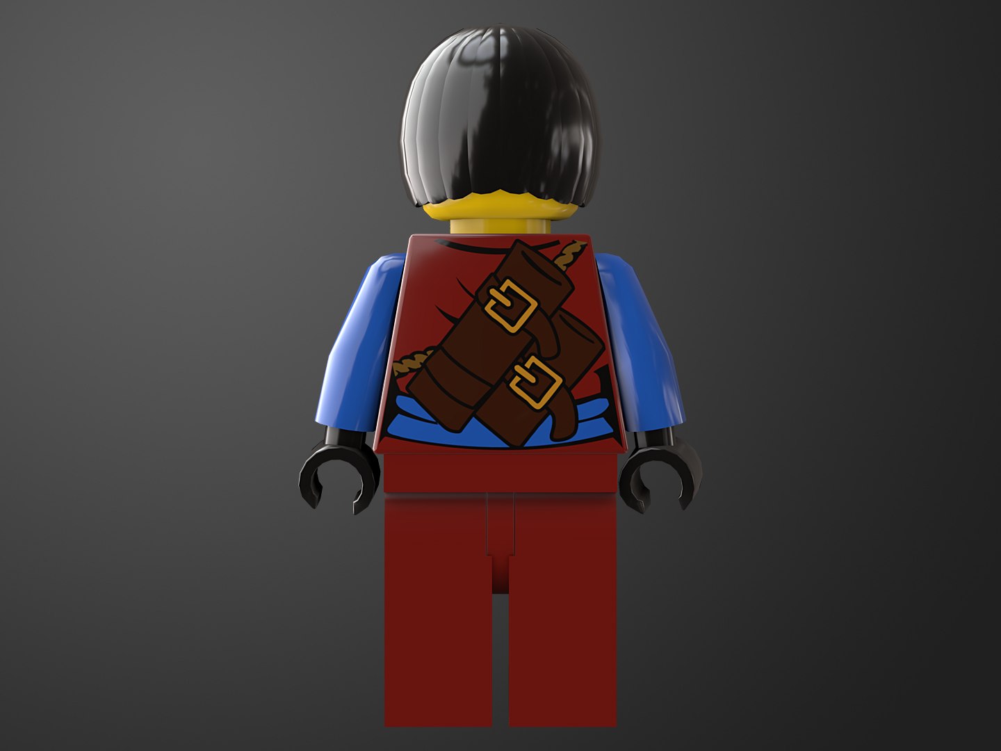 3D Rigged Ready Ninjagirl Lego Character Model - TurboSquid 1446223
