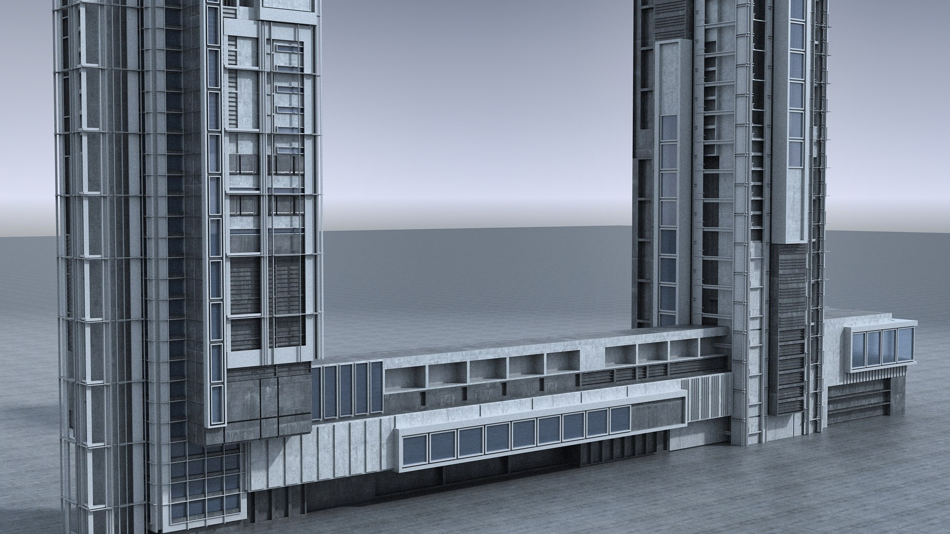 Future Building 037 3D Model - TurboSquid 2293655