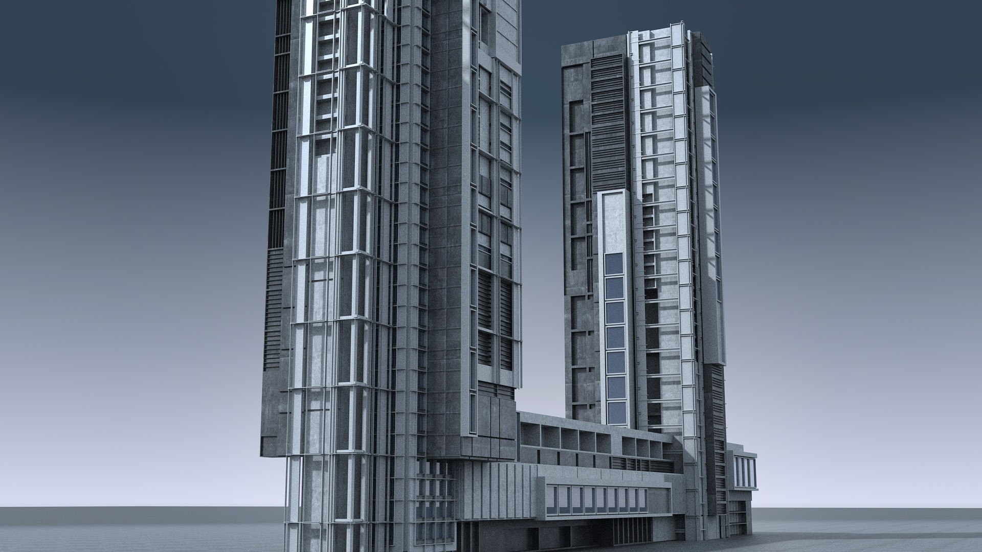 Future Building 037 3D Model - TurboSquid 2293655