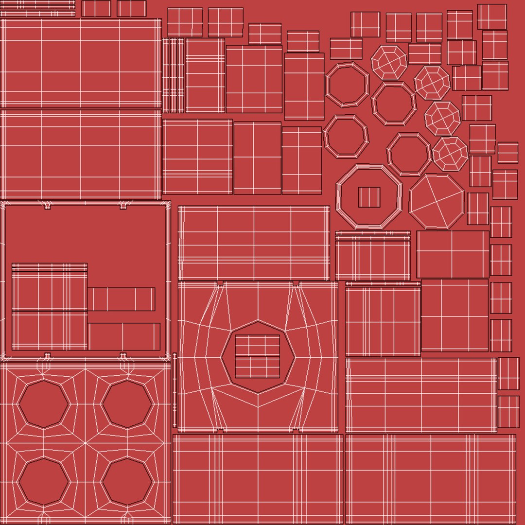 3D Red Brick Toy 2x2 Model - TurboSquid 2185551