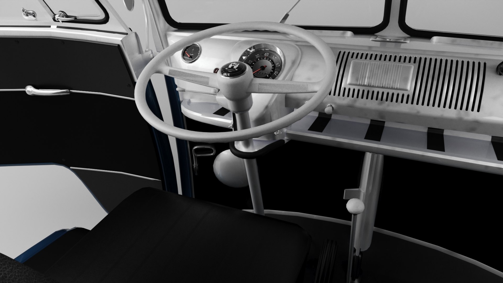 VW KOMBI T2 1963 3D Model - TurboSquid 2095671