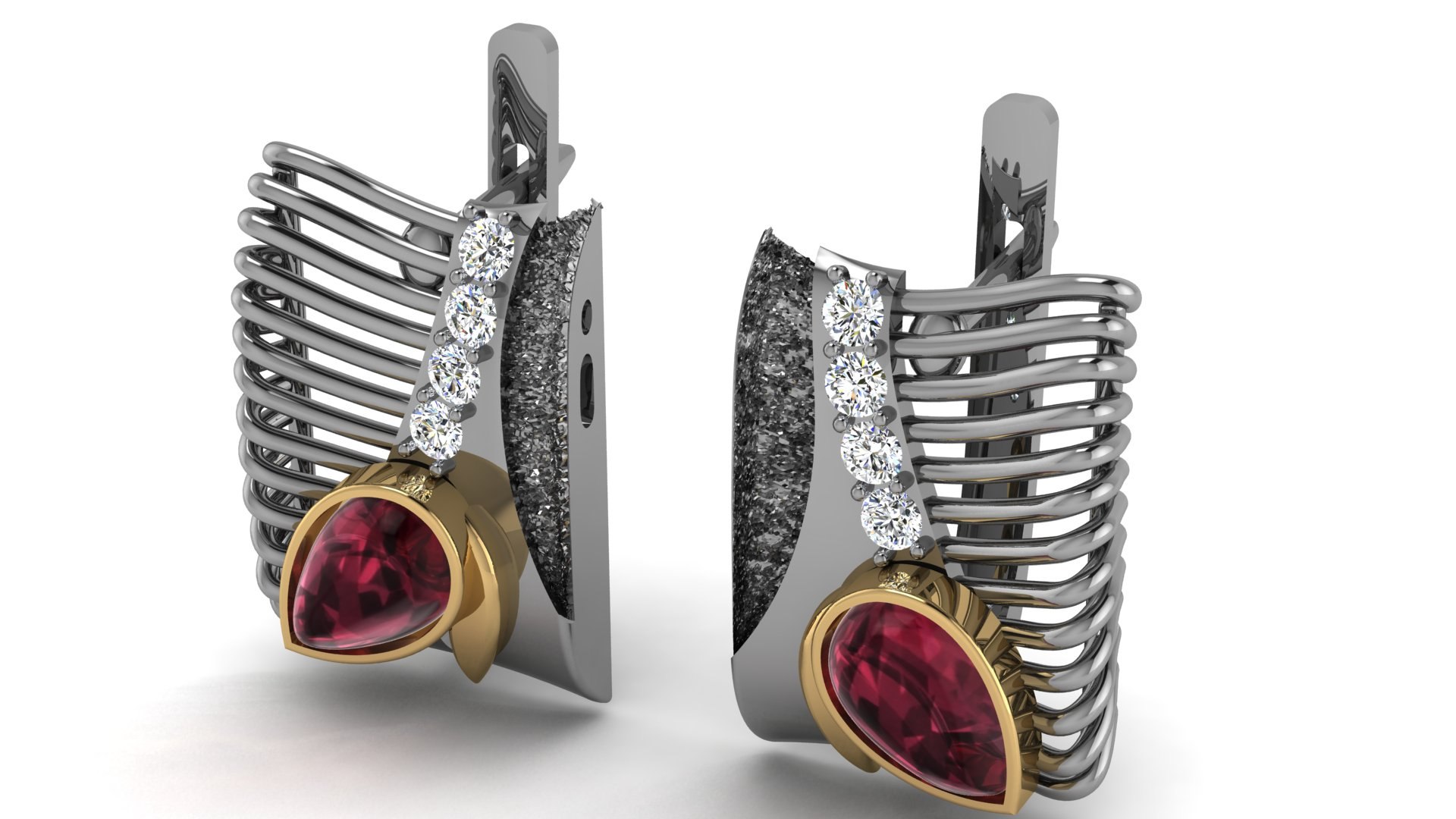 Earring 3D model - TurboSquid 2152384