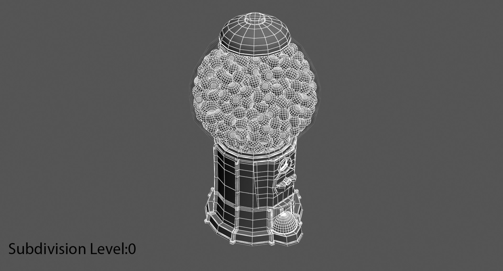 Gumball Machine 3d Model