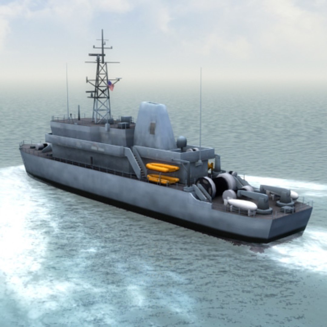 Uss Avenger Minesweeper Mcm Max