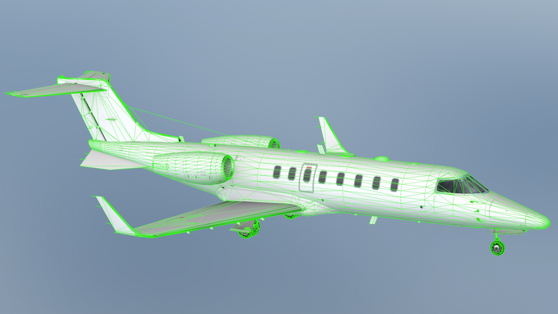 Bombardier Learjet 45XR 3D Model - TurboSquid 2219191