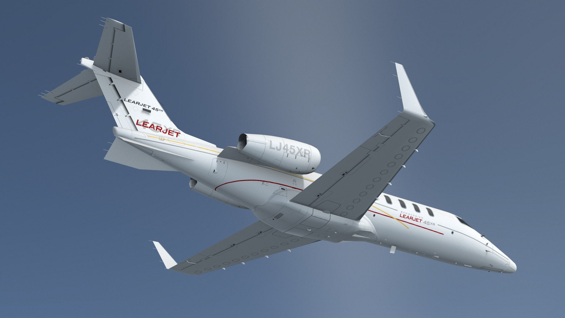 Bombardier Learjet 45XR 3D Model - TurboSquid 2219191