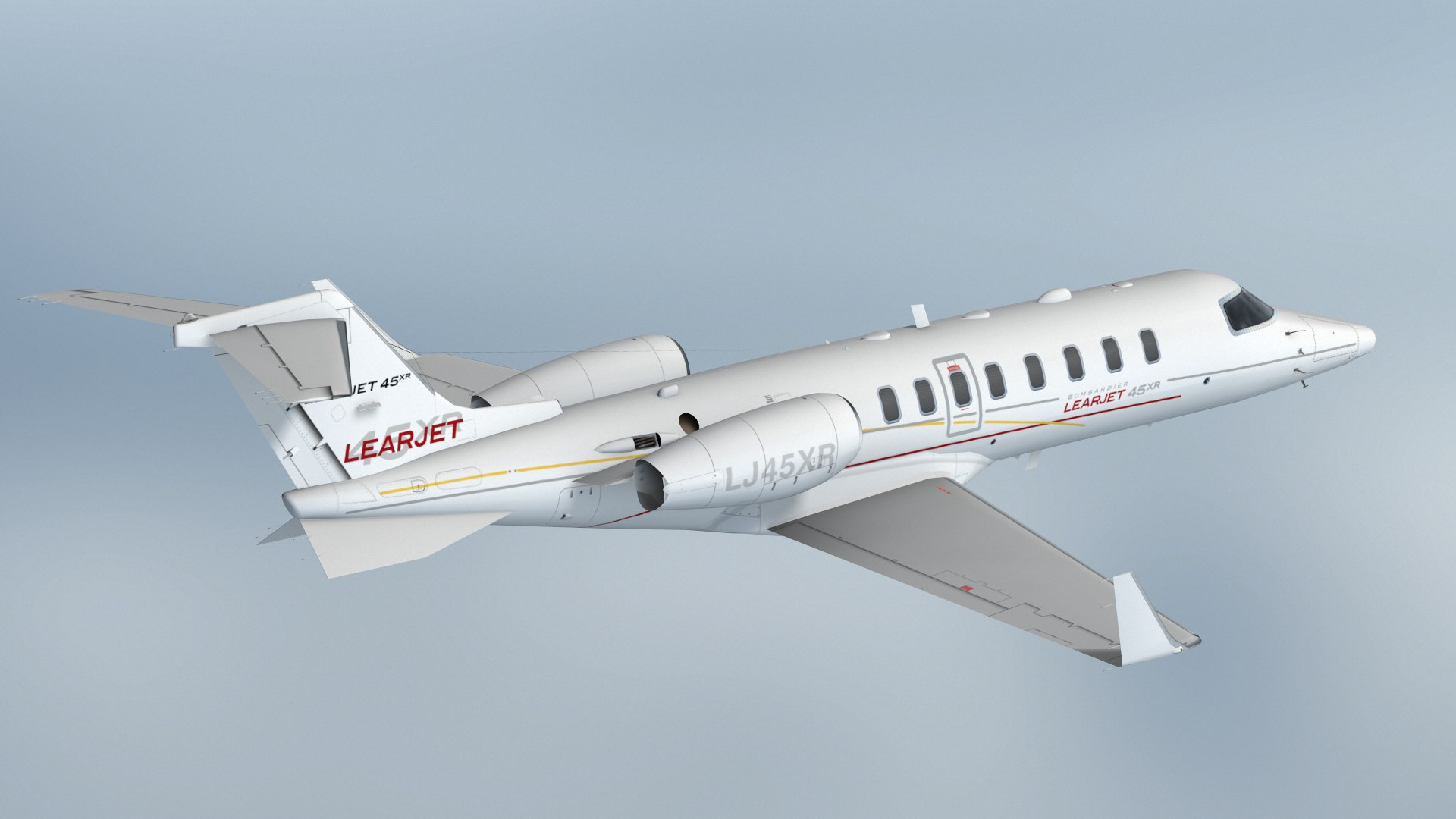 Bombardier Learjet 45XR 3D Model - TurboSquid 2219191