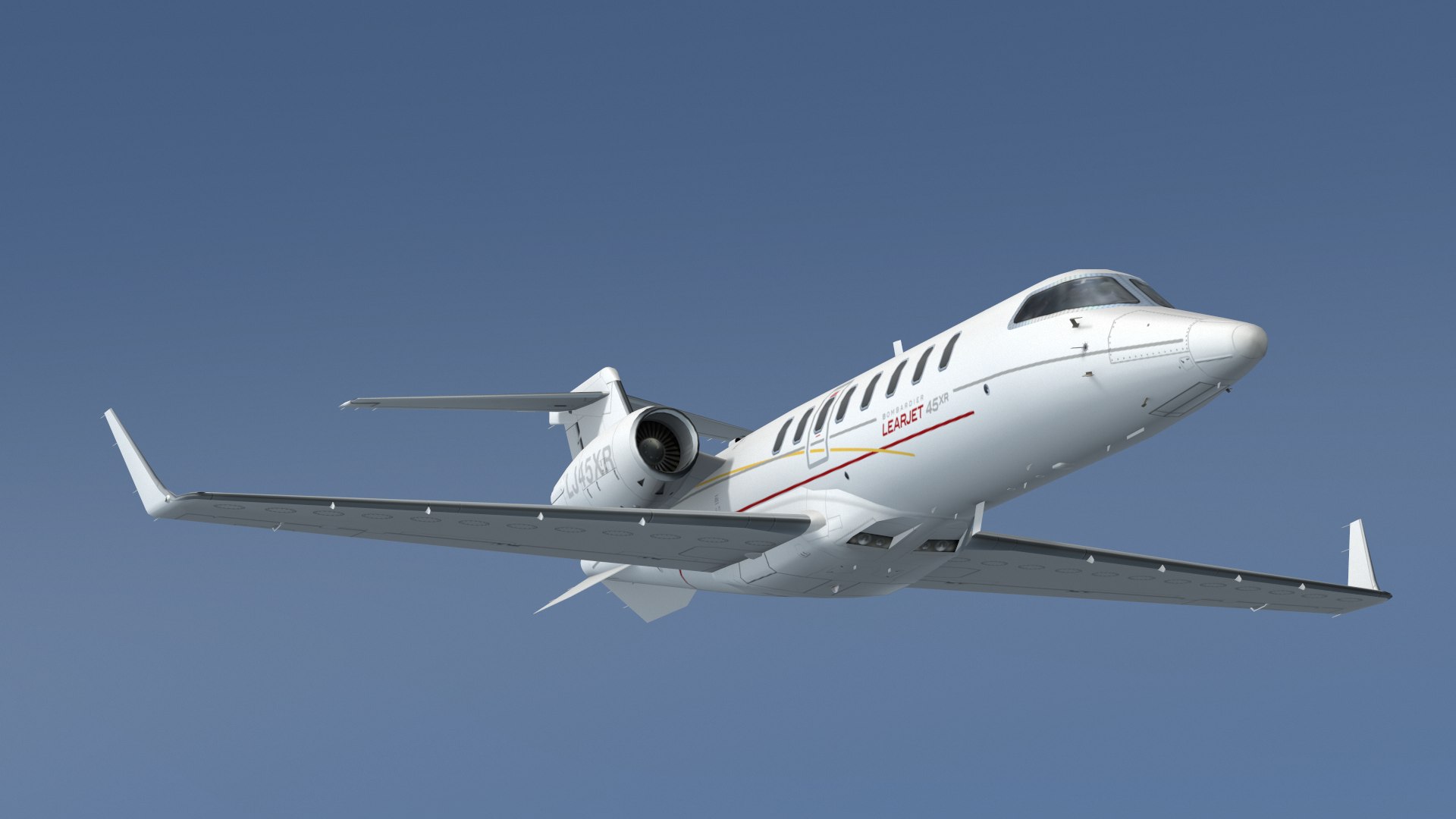 Bombardier Learjet 45XR 3D Model - TurboSquid 2219191