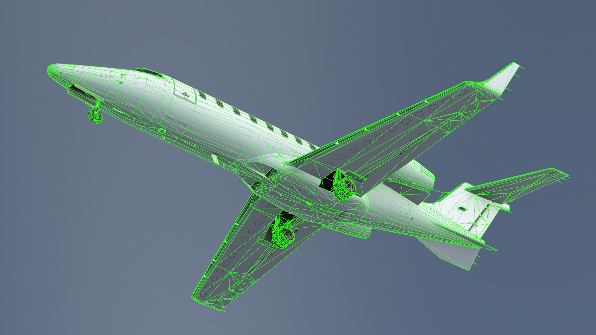 Bombardier Learjet 45XR 3D Model - TurboSquid 2219191