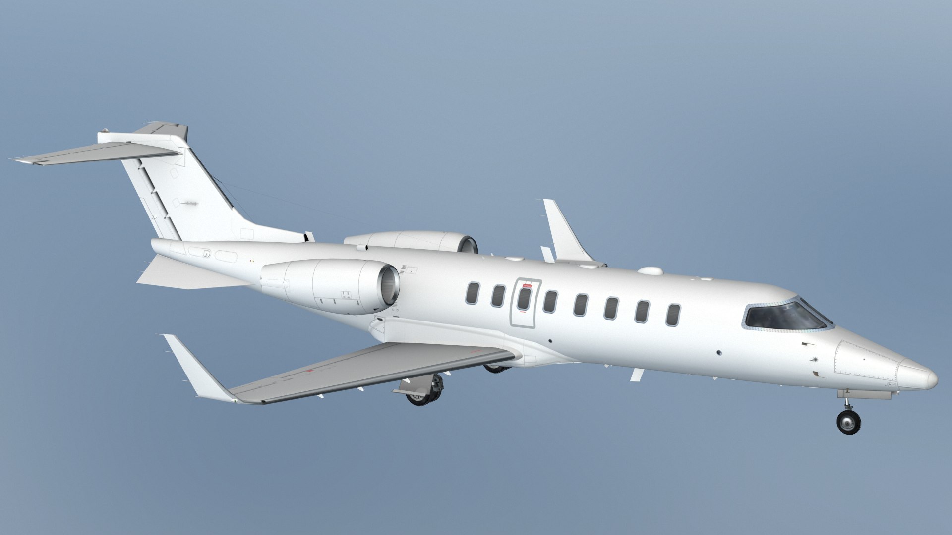 Bombardier Learjet 45XR 3D Model - TurboSquid 2219191