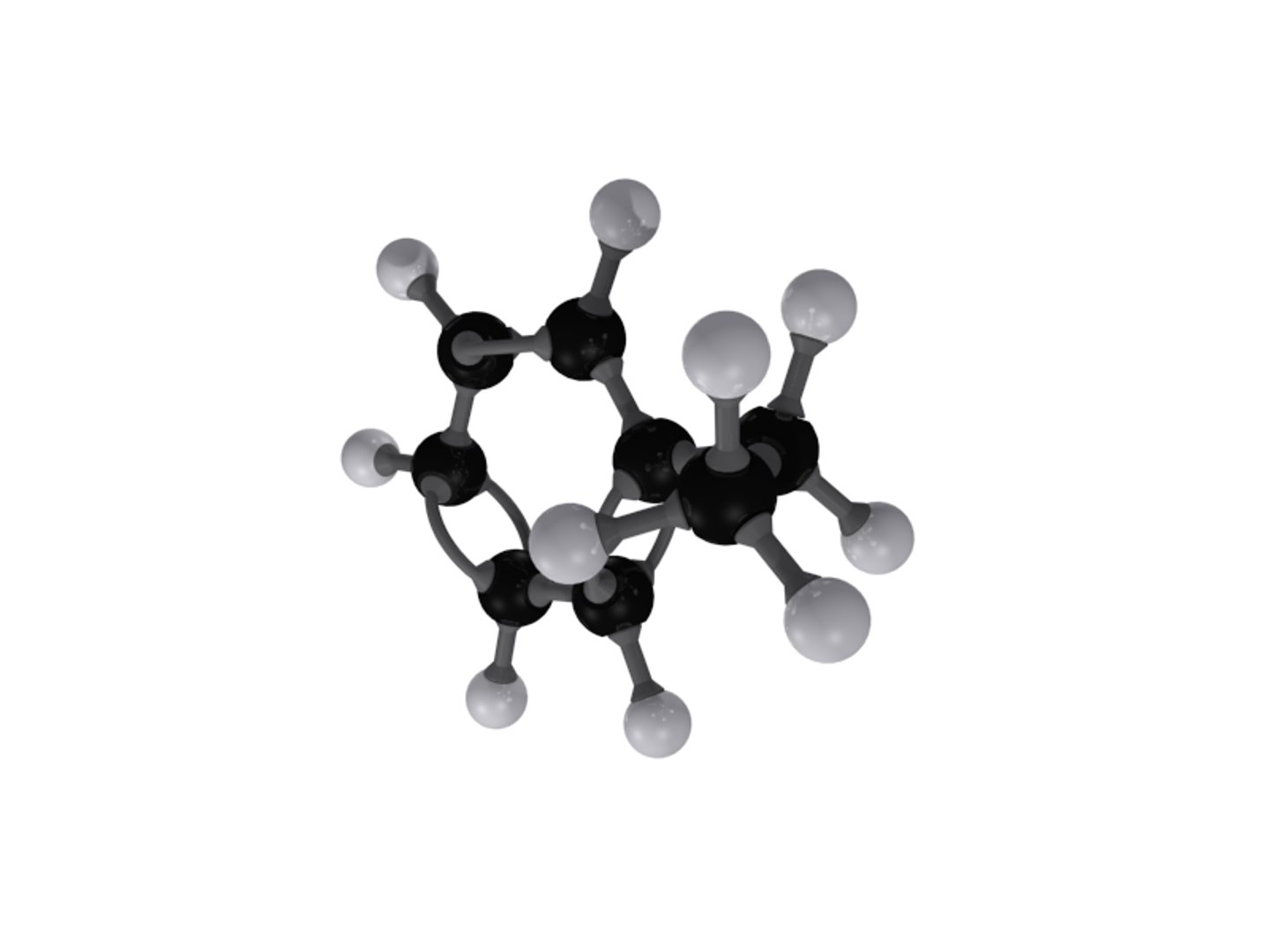Ethylbenzene - Molecule 3d Max