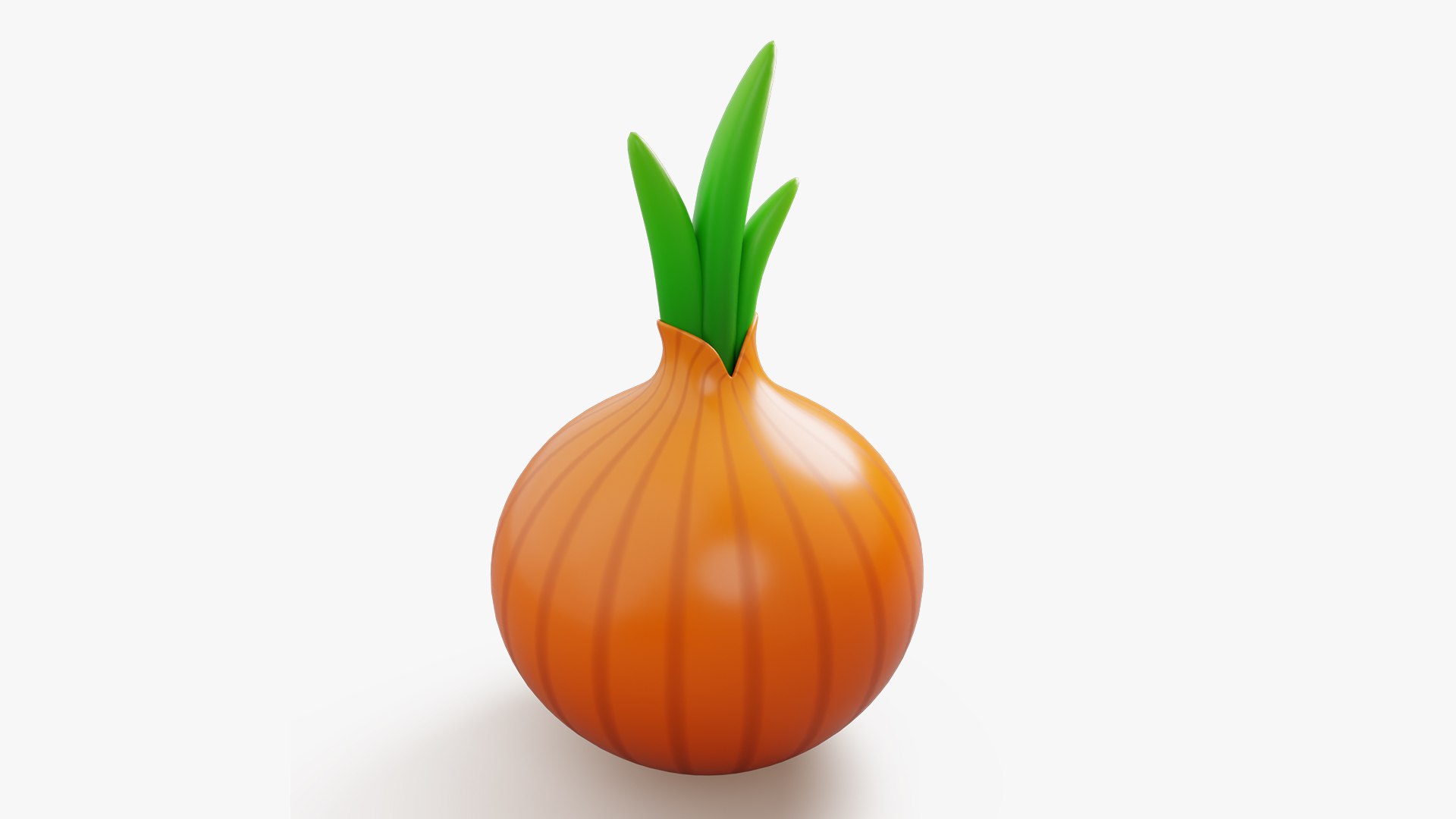 Stylized Onion 3D Model - TurboSquid 2400814