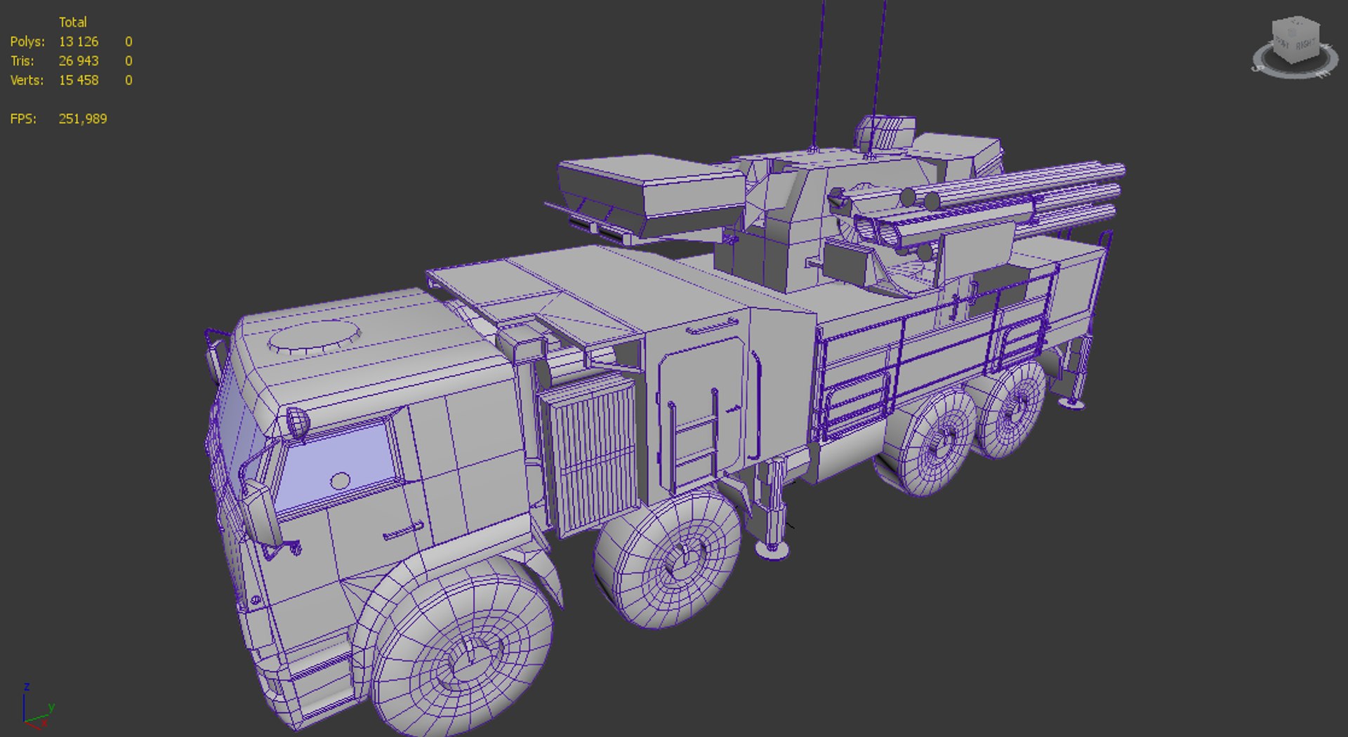3d Model Pantsir-s1 Artillery