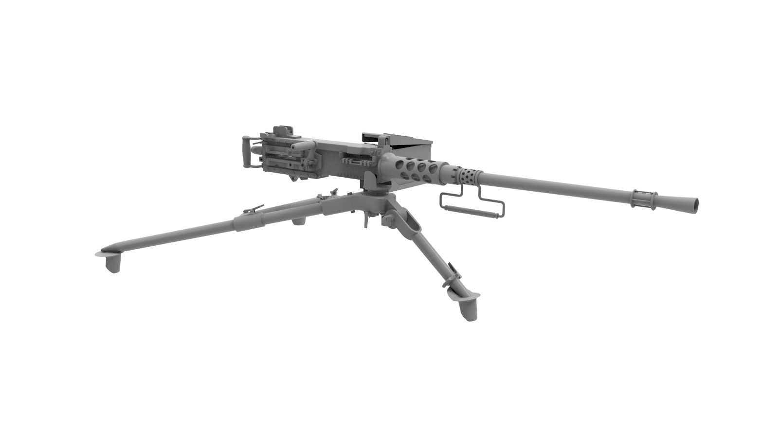 3d model m-2 50cal