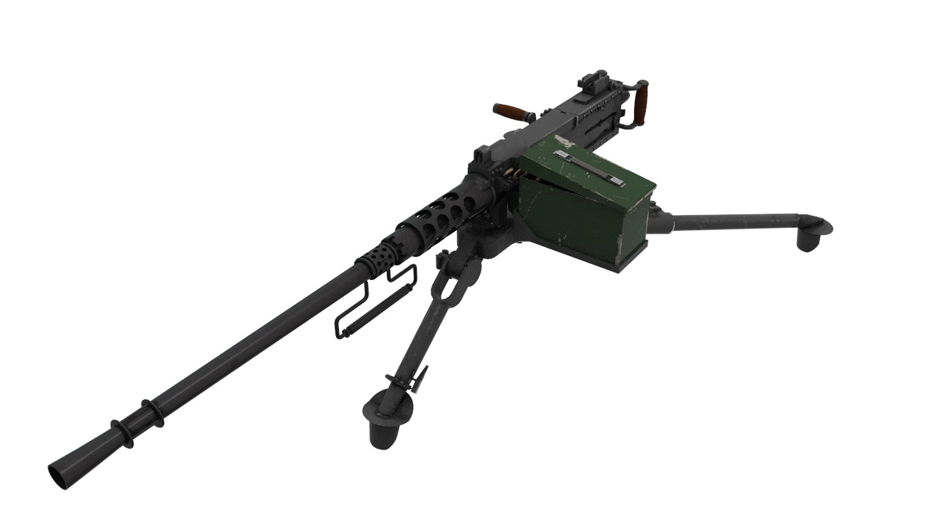 3d model m-2 50cal