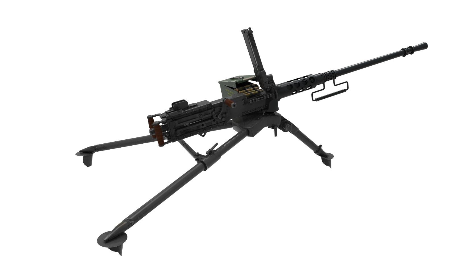 3d model m-2 50cal