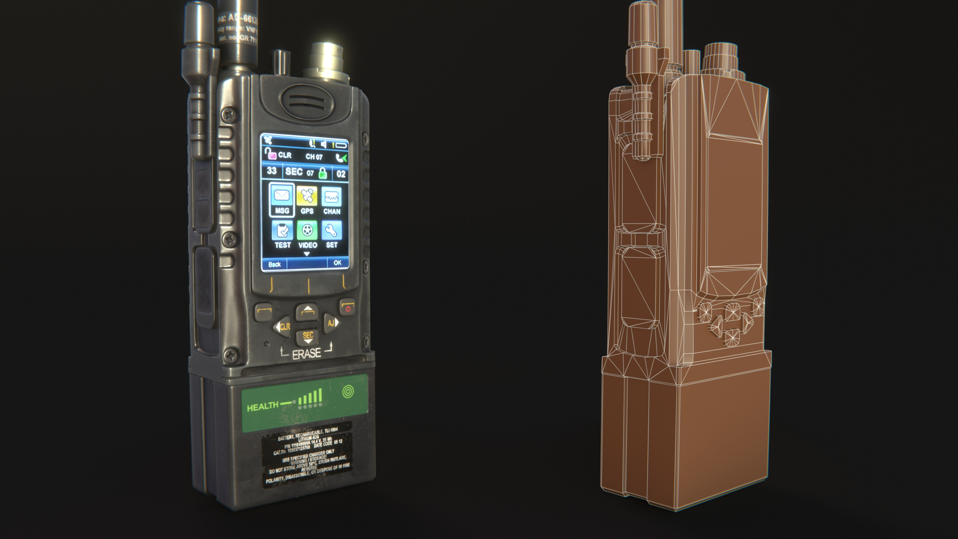 Tadiran SDR-7200HH LowPoly 3D - TurboSquid 2017418