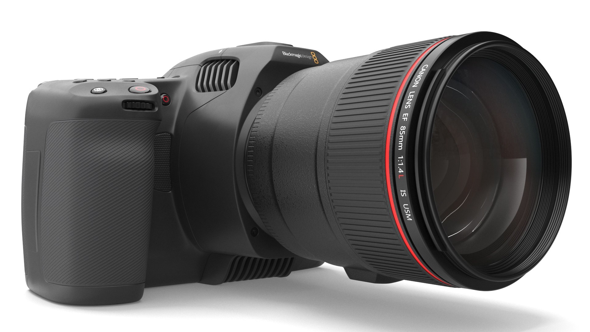 Camera Blackmagic Design 6K G2 With Lens 3D Model - TurboSquid 2276453