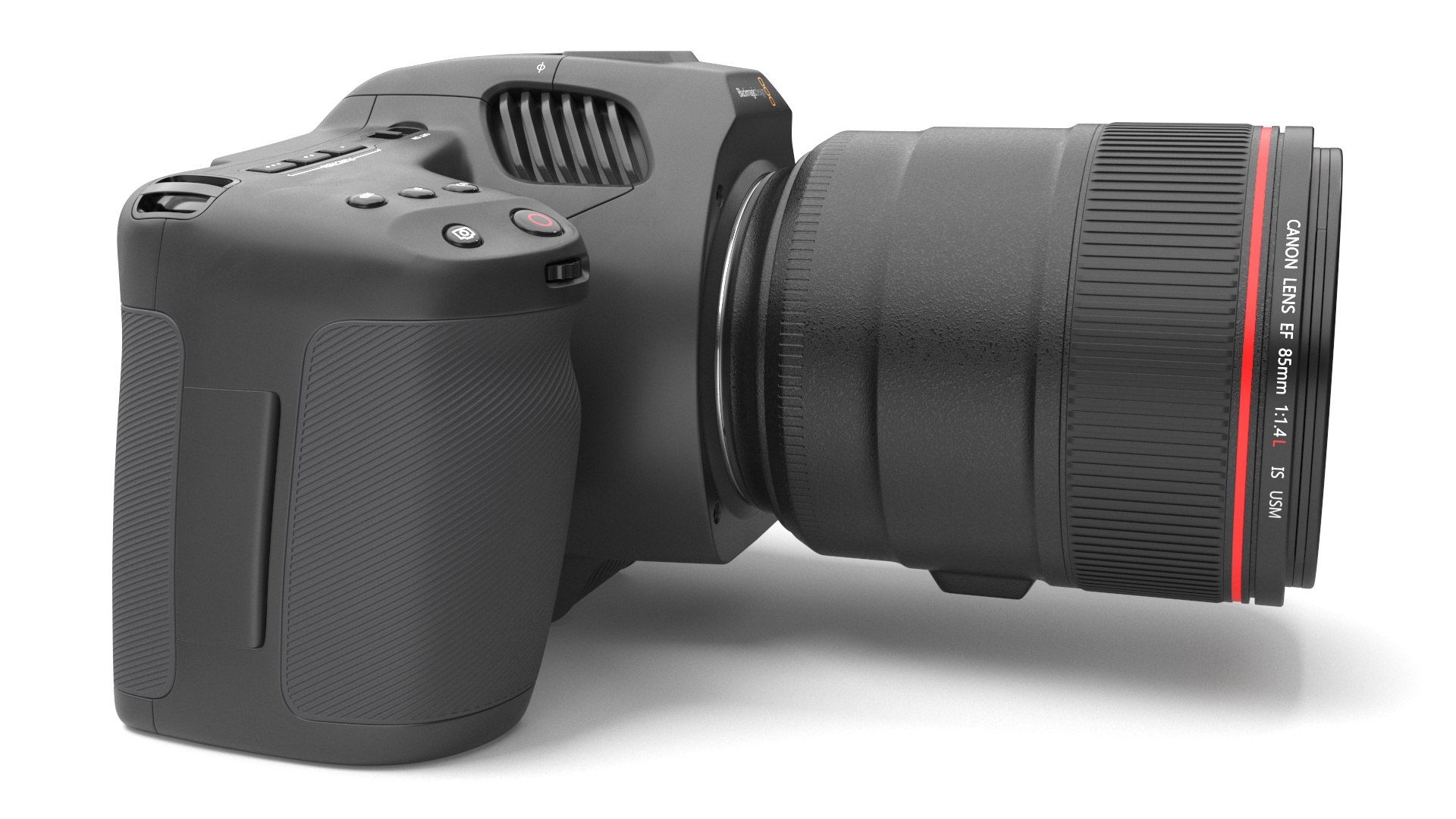 Camera Blackmagic Design 6K G2 With Lens 3D Model - TurboSquid 2276453