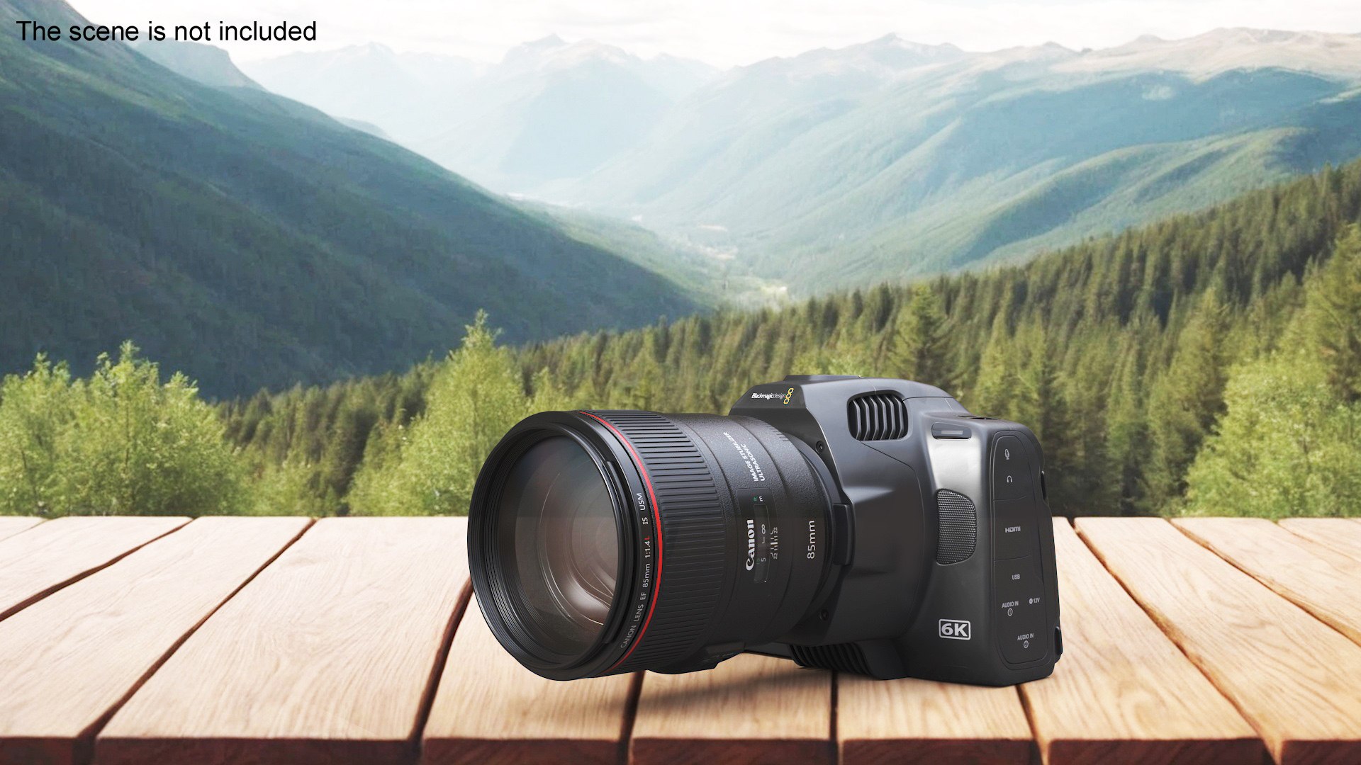 Camera Blackmagic Design 6K G2 With Lens 3D Model - TurboSquid 2276453