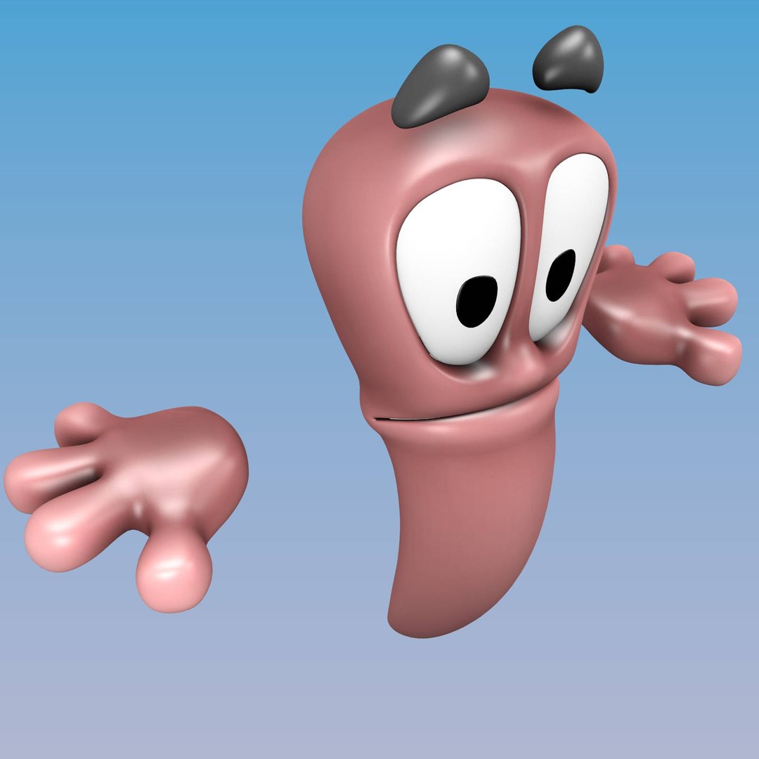 Worm 3d Model