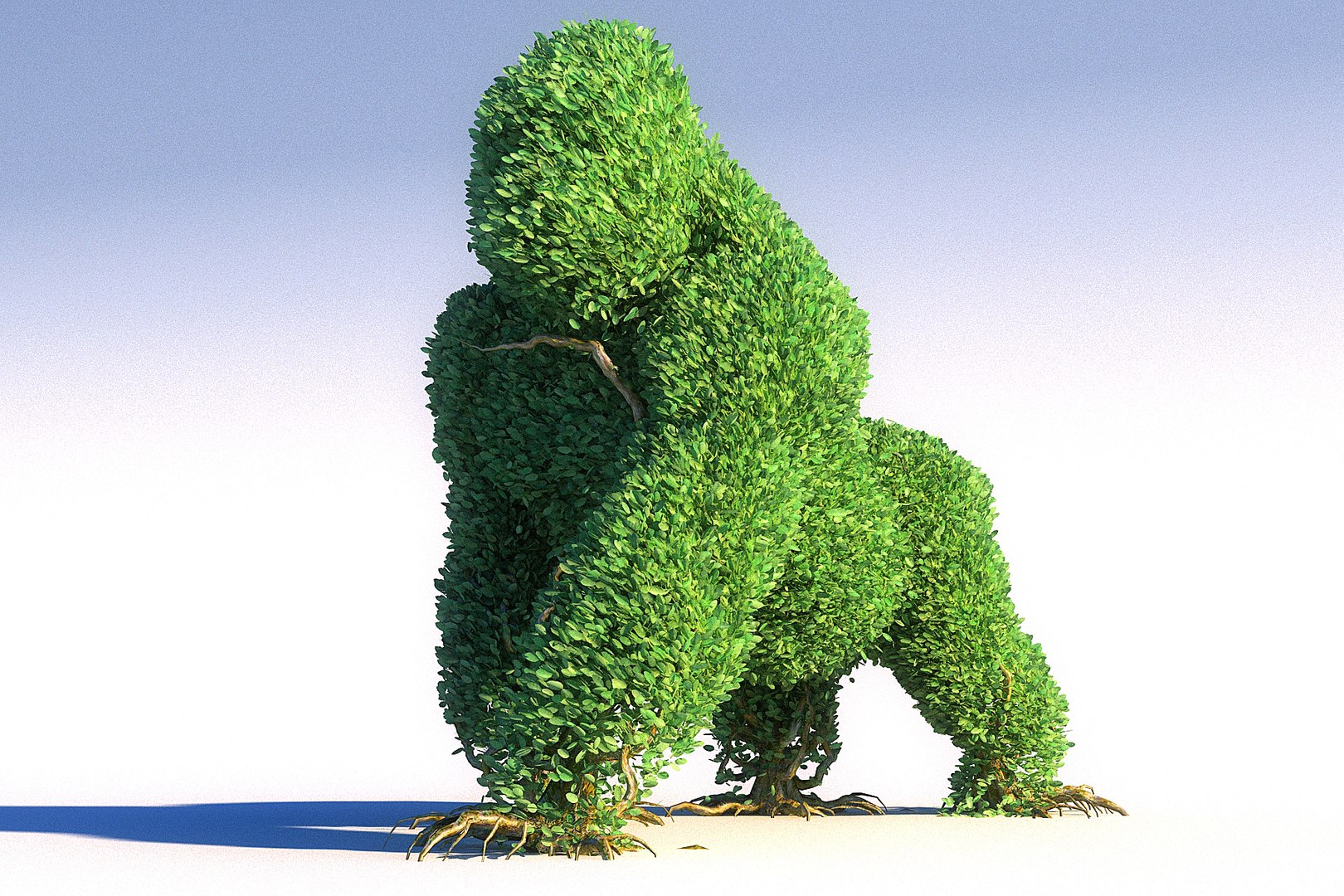 Gorilla Tree 3D Model - TurboSquid 1549930