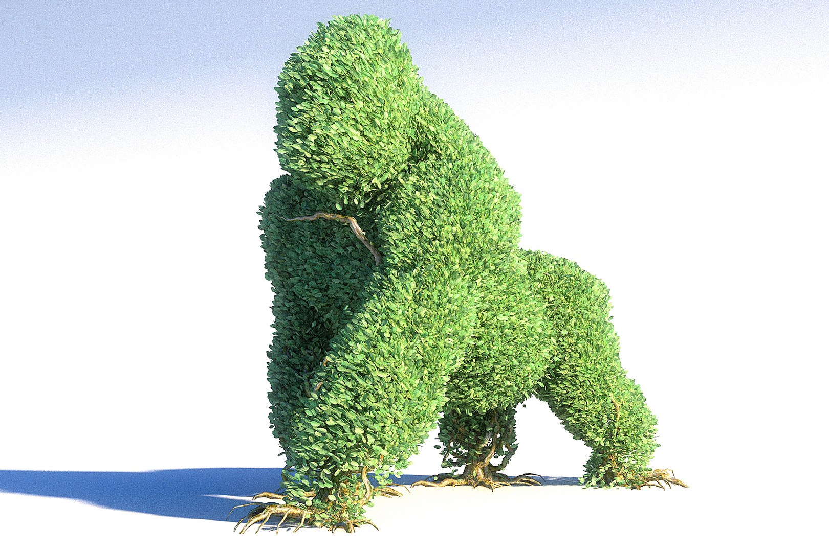 Gorilla Tree 3D Model - TurboSquid 1549930