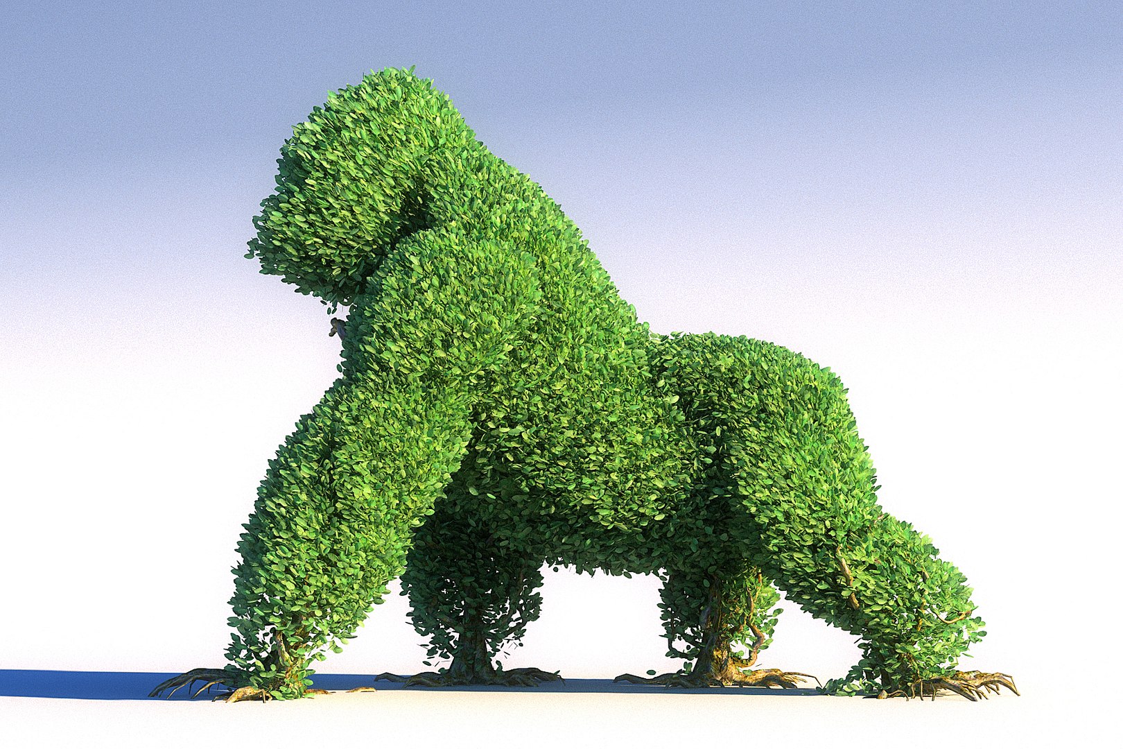 Gorilla Tree 3D Model - TurboSquid 1549930
