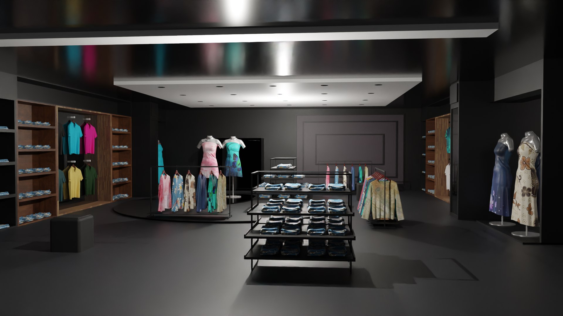 Clothing Store Interior 3D Model - TurboSquid 2157396