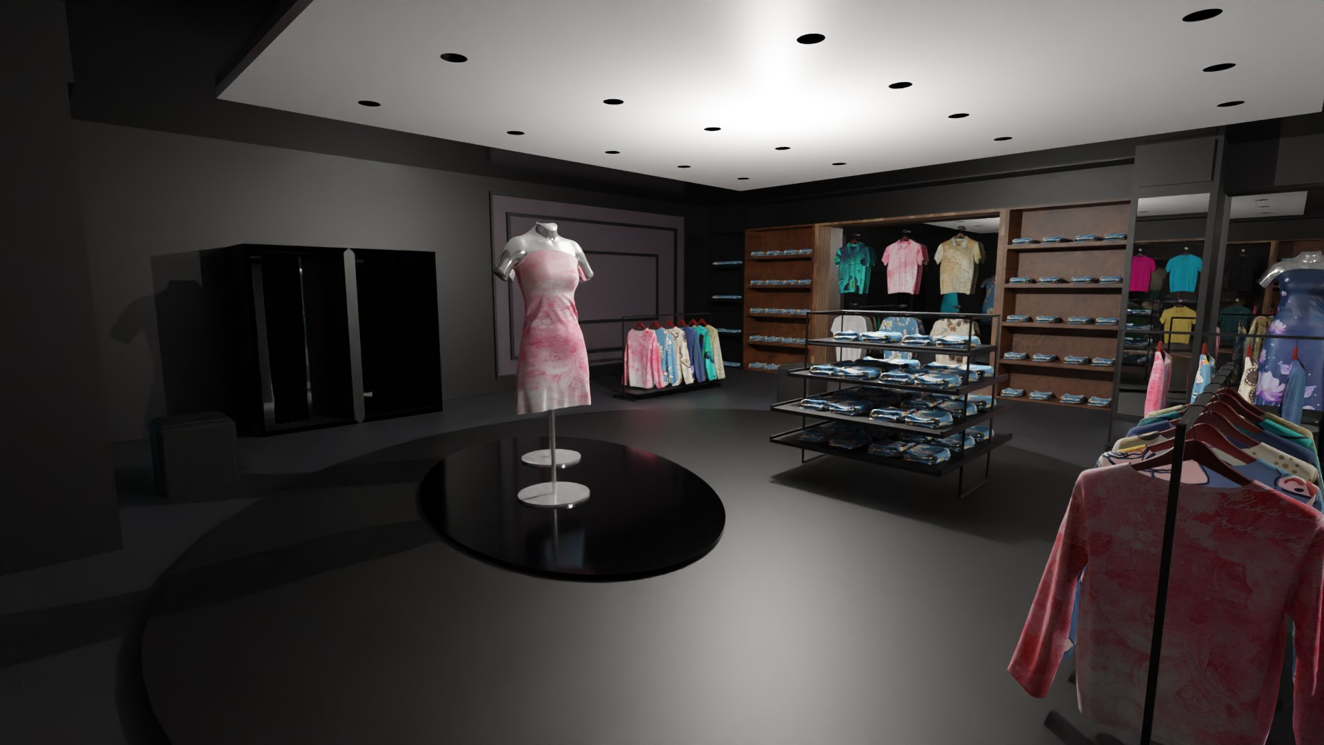 Clothing Store Interior 3D Model - TurboSquid 2157396