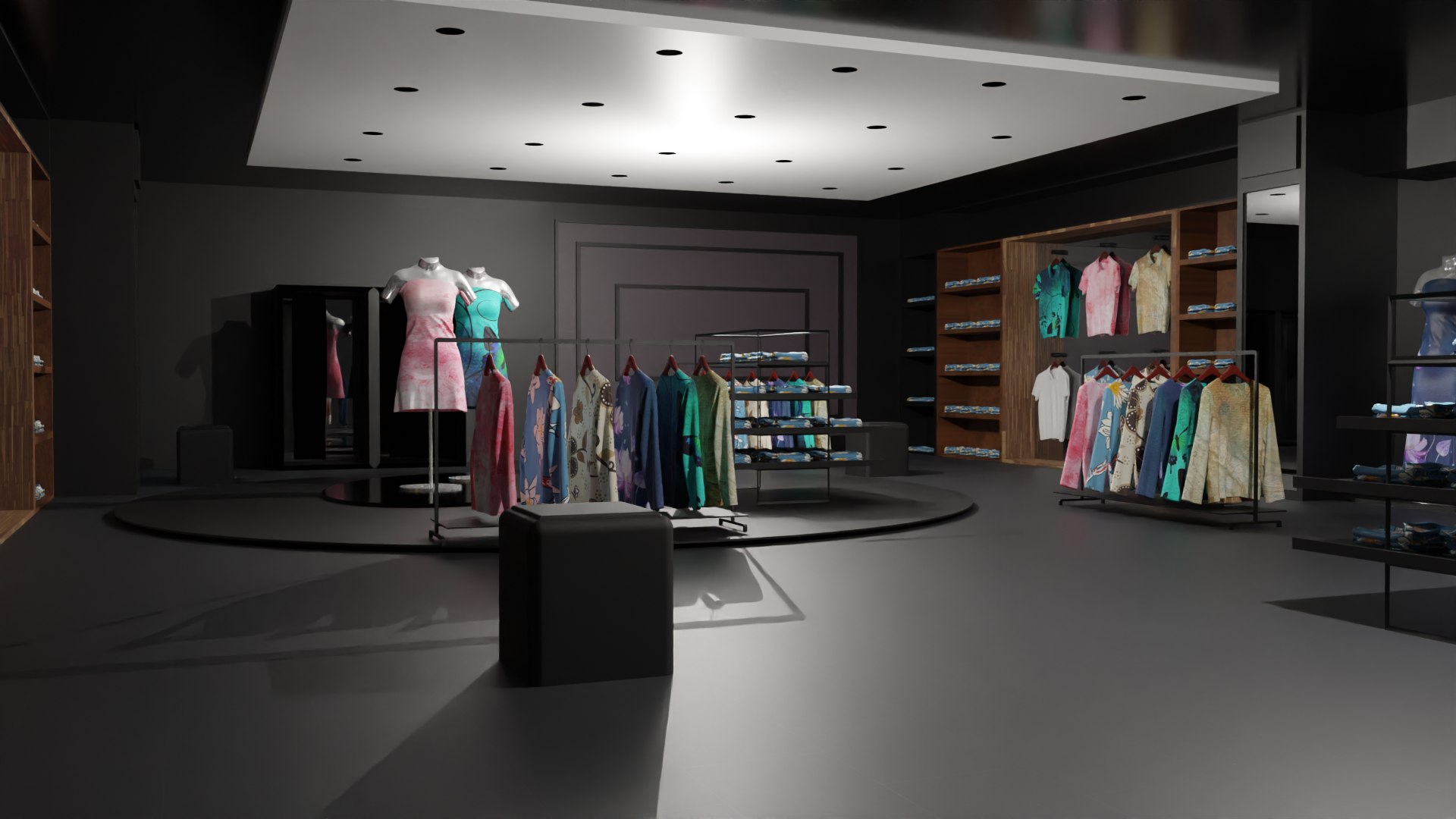Clothing Store Interior 3D Model - TurboSquid 2157396