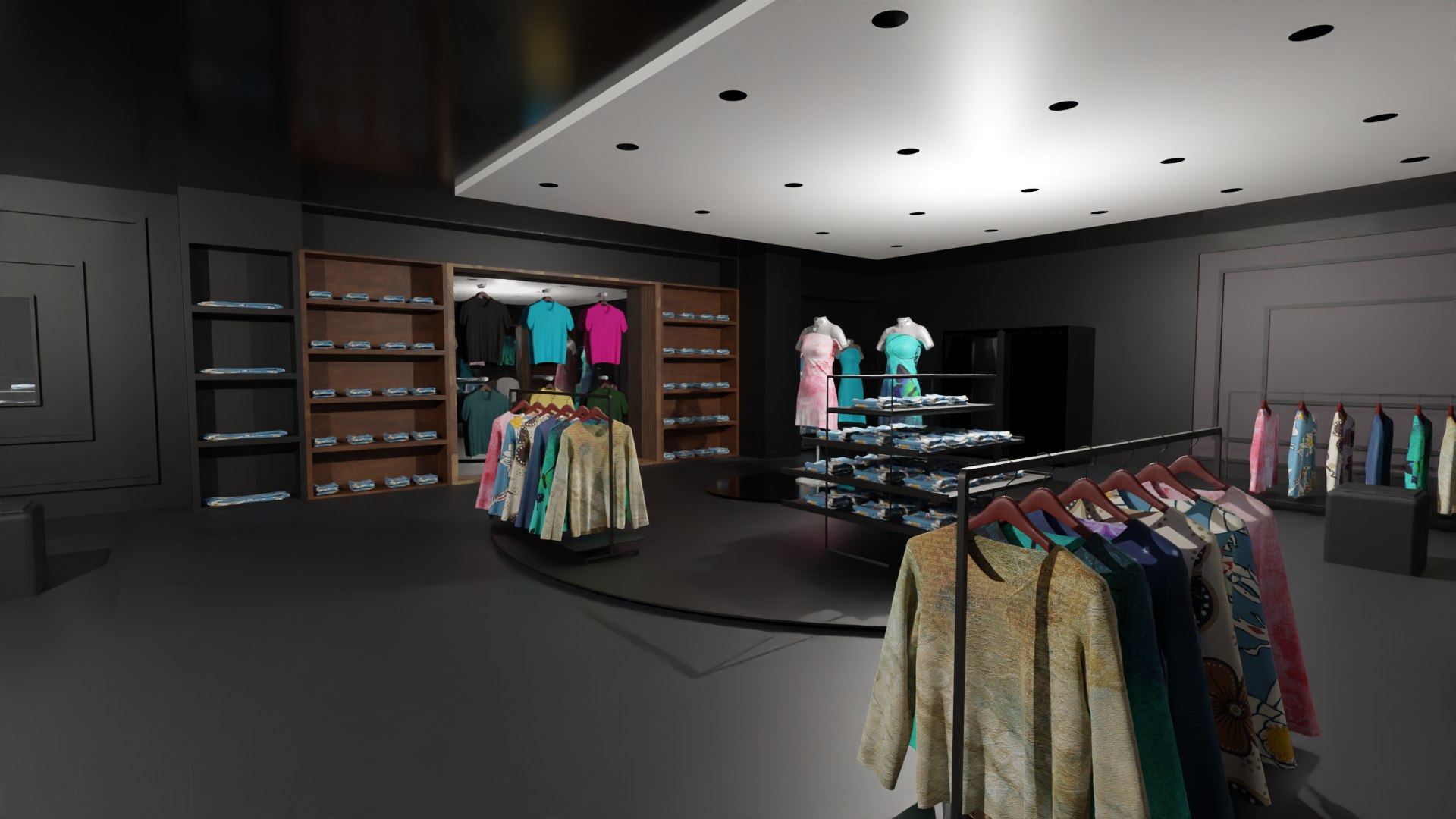 Clothing Store Interior 3D Model - TurboSquid 2157396