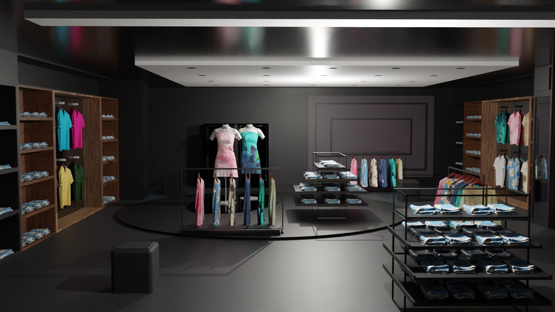Clothing Store Interior 3D Model - TurboSquid 2157396
