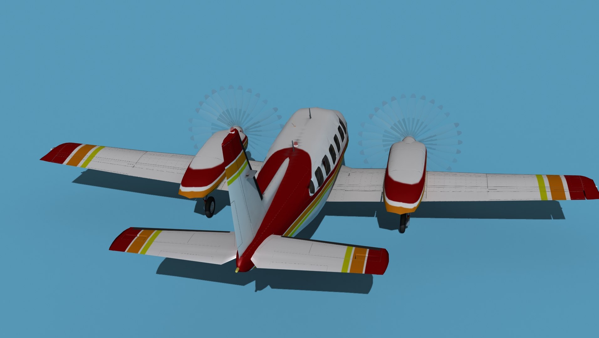 Piper PA-31-350 Navajo V08 3D Model - TurboSquid 1924866