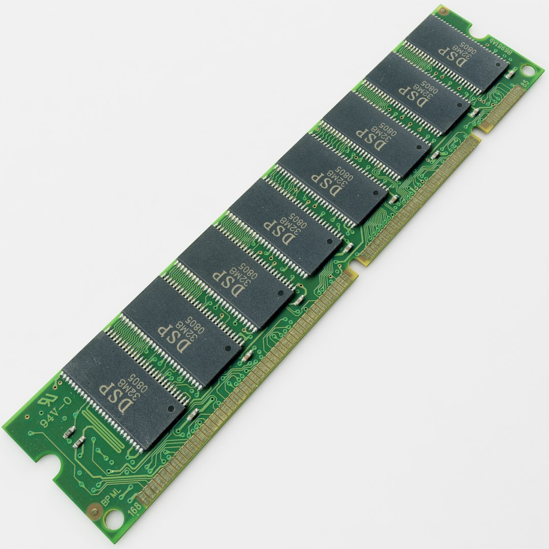 Sdram Module Memory 3D Model - TurboSquid 1300374