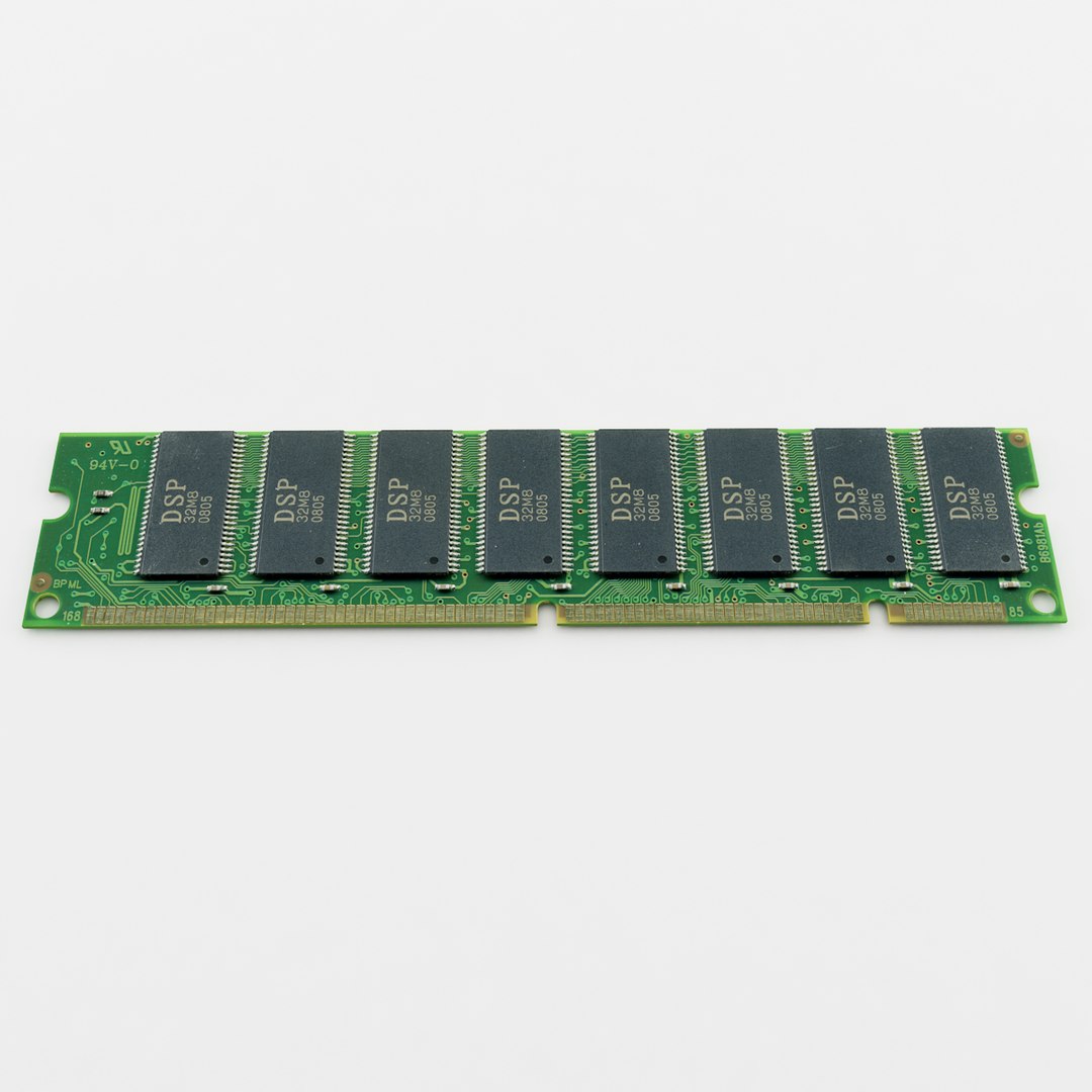 Sdram Module Memory 3D Model - TurboSquid 1300374