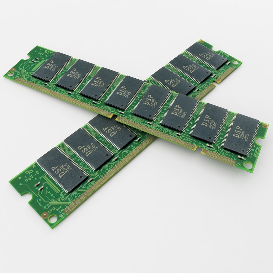Sdram Module Memory 3D Model - TurboSquid 1300374
