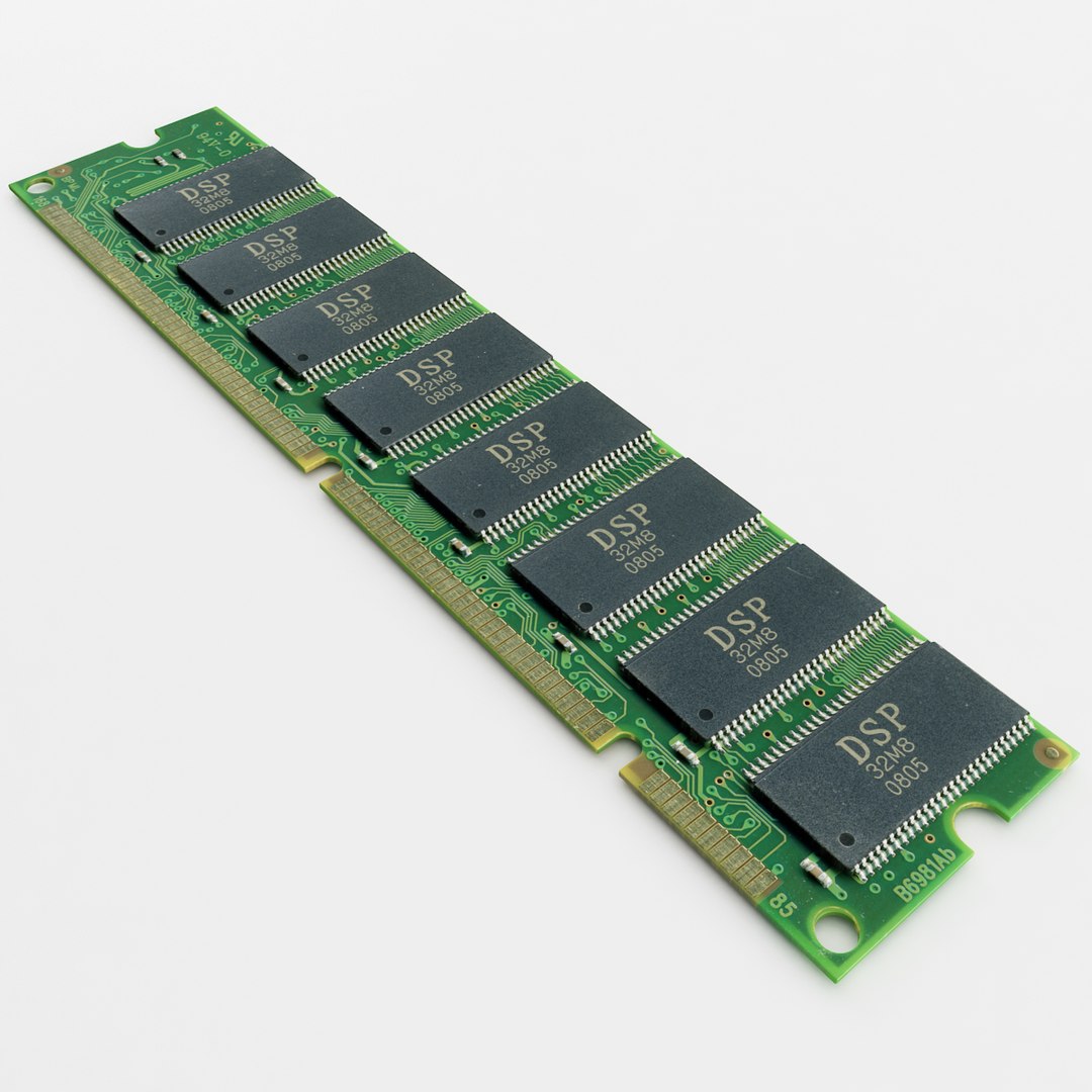 Sdram Module Memory 3D Model - TurboSquid 1300374