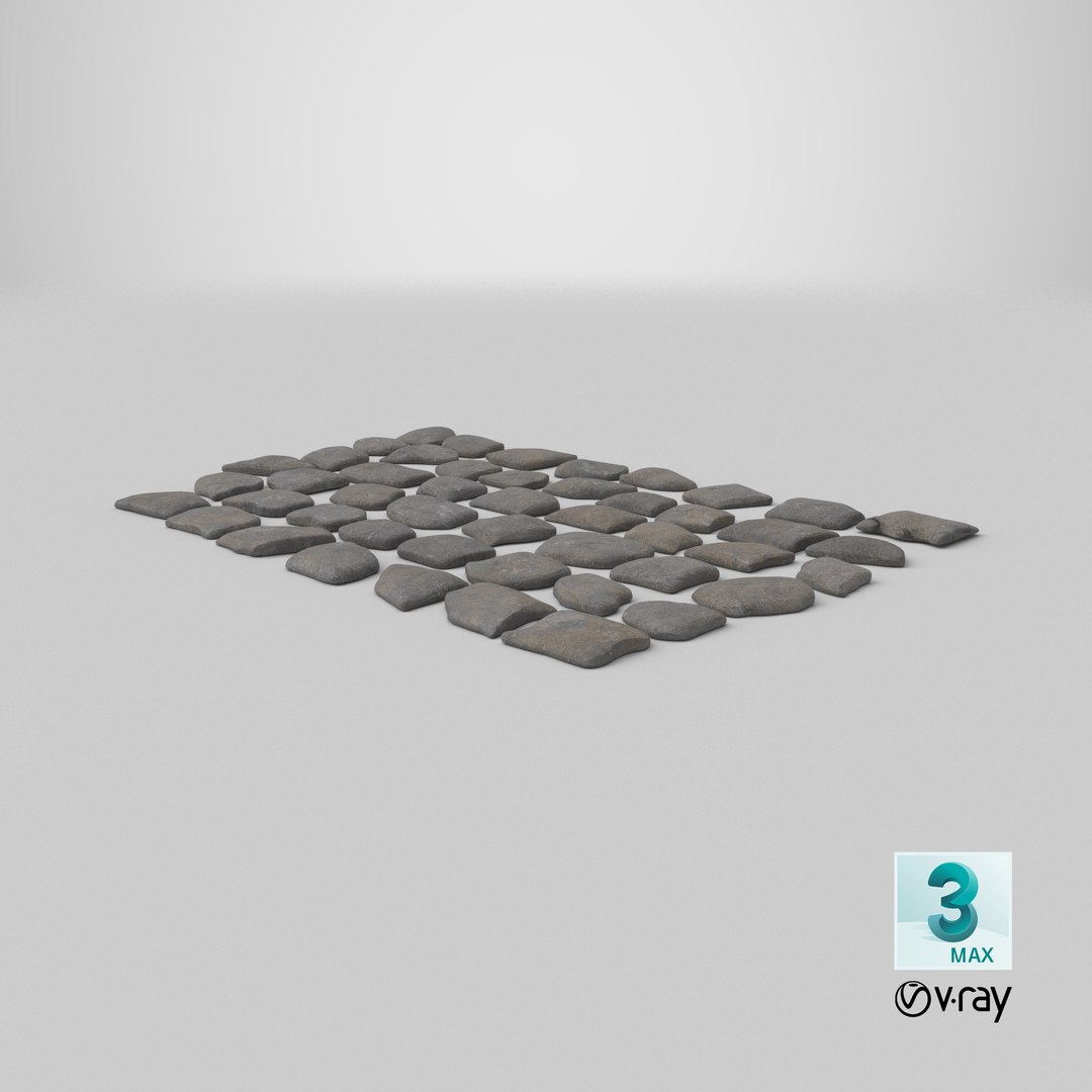 Stepping Stones 3D Model - TurboSquid 1578776