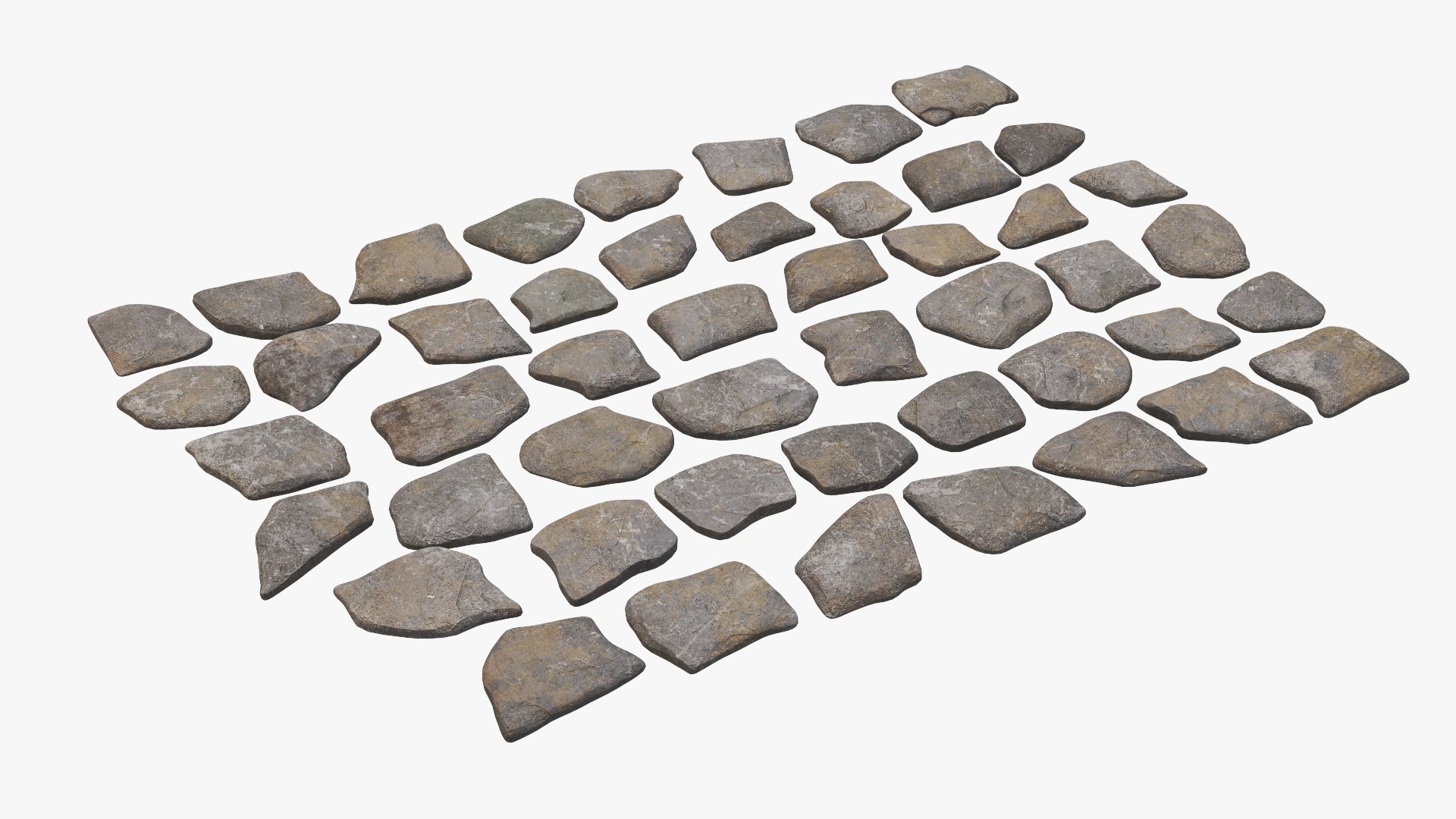 Stepping Stones 3D Model - TurboSquid 1578776