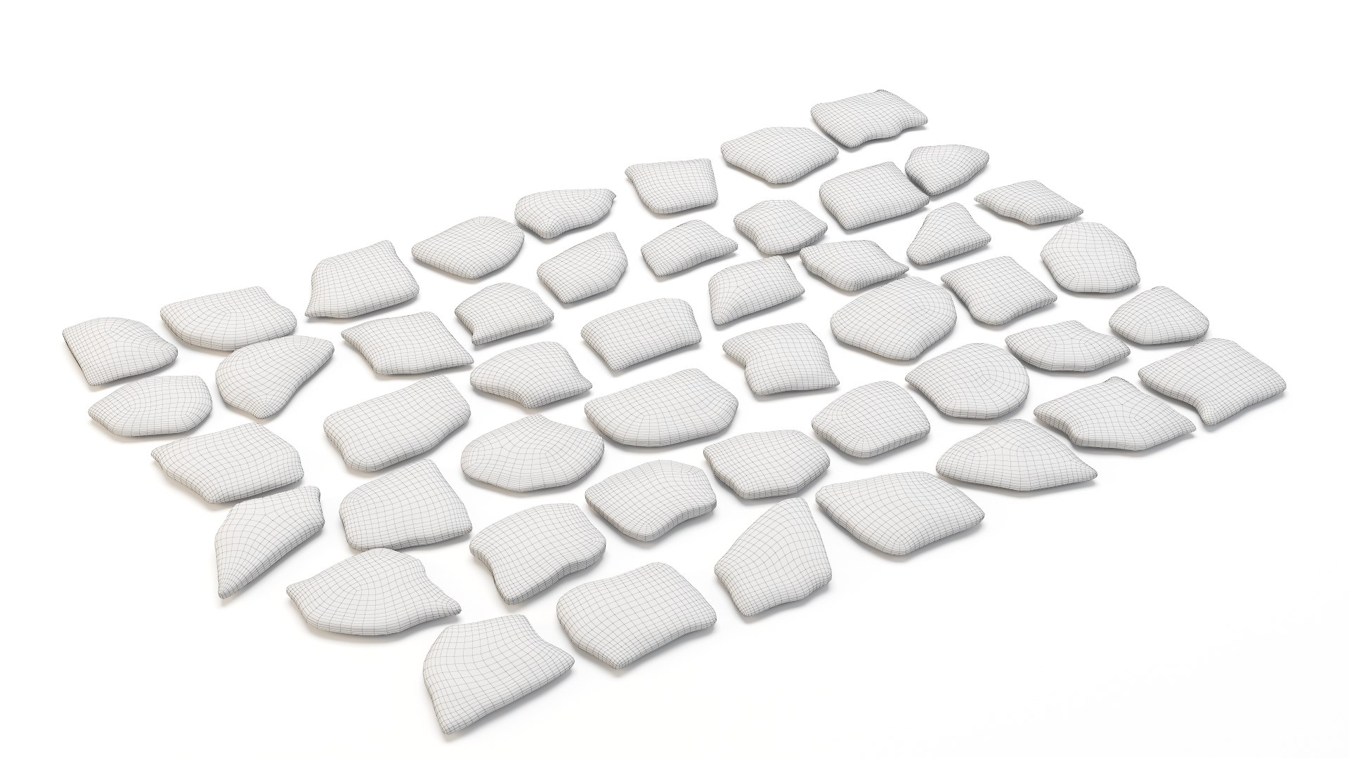 Stepping Stones 3D Model - TurboSquid 1578776