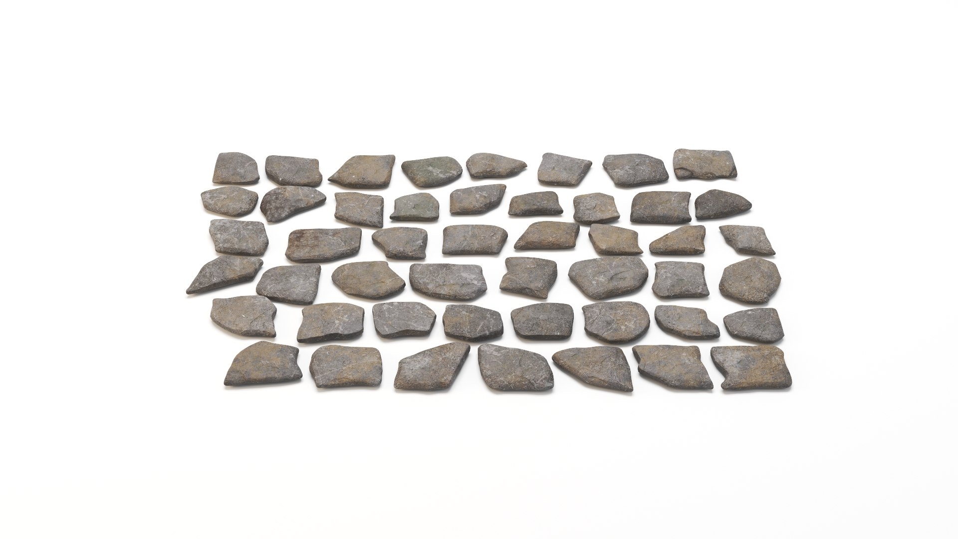 Stepping Stones 3D Model - TurboSquid 1578776