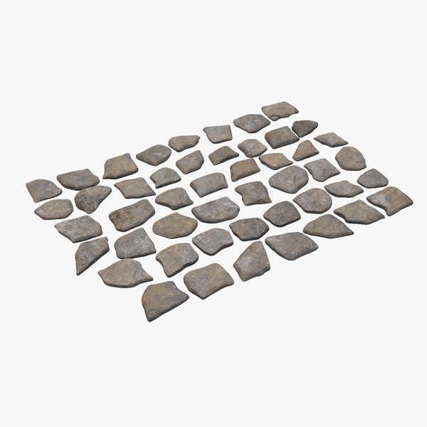 Stepping stones 3D model - TurboSquid 1578776