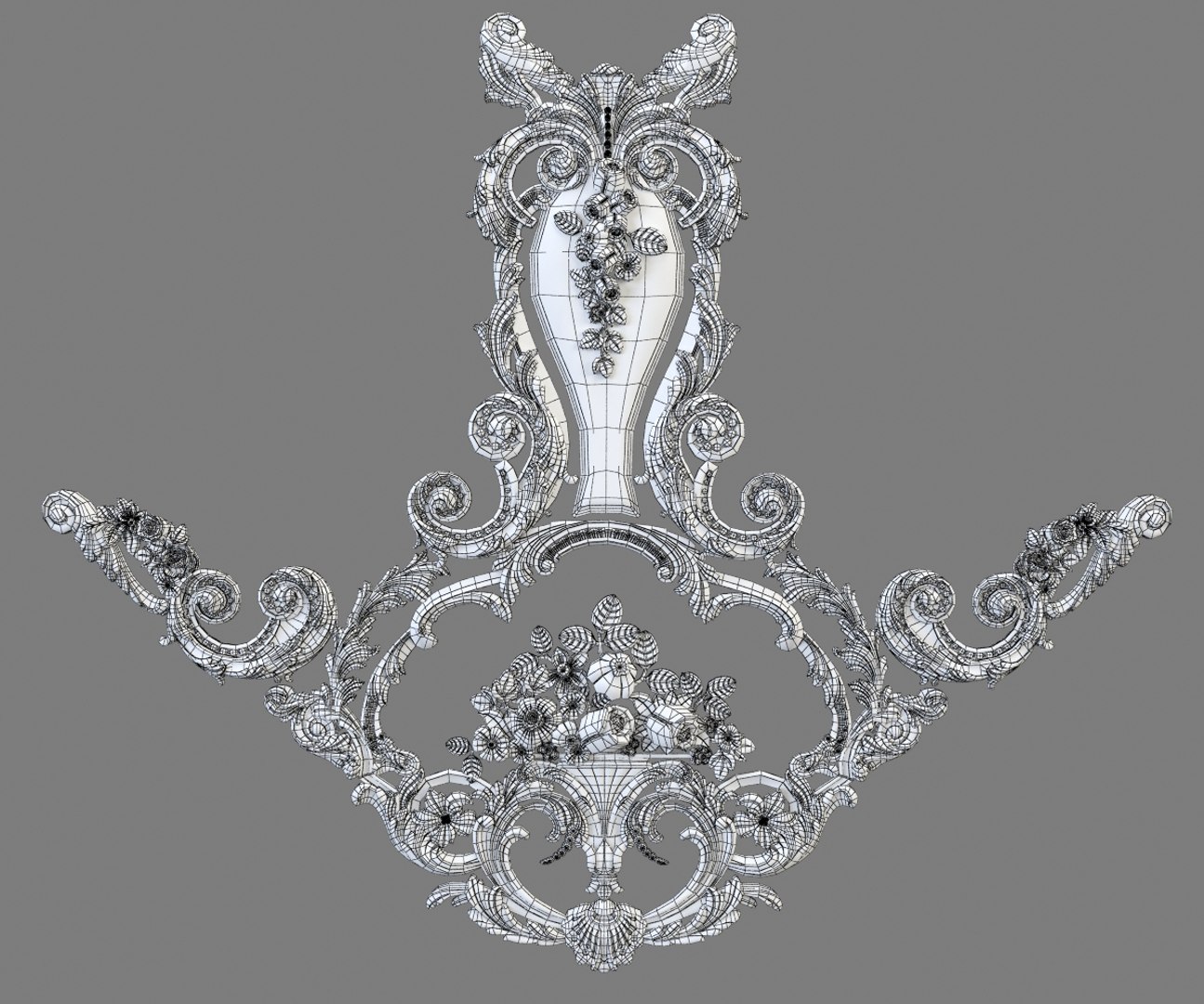 Max Cartouche Plaster Building