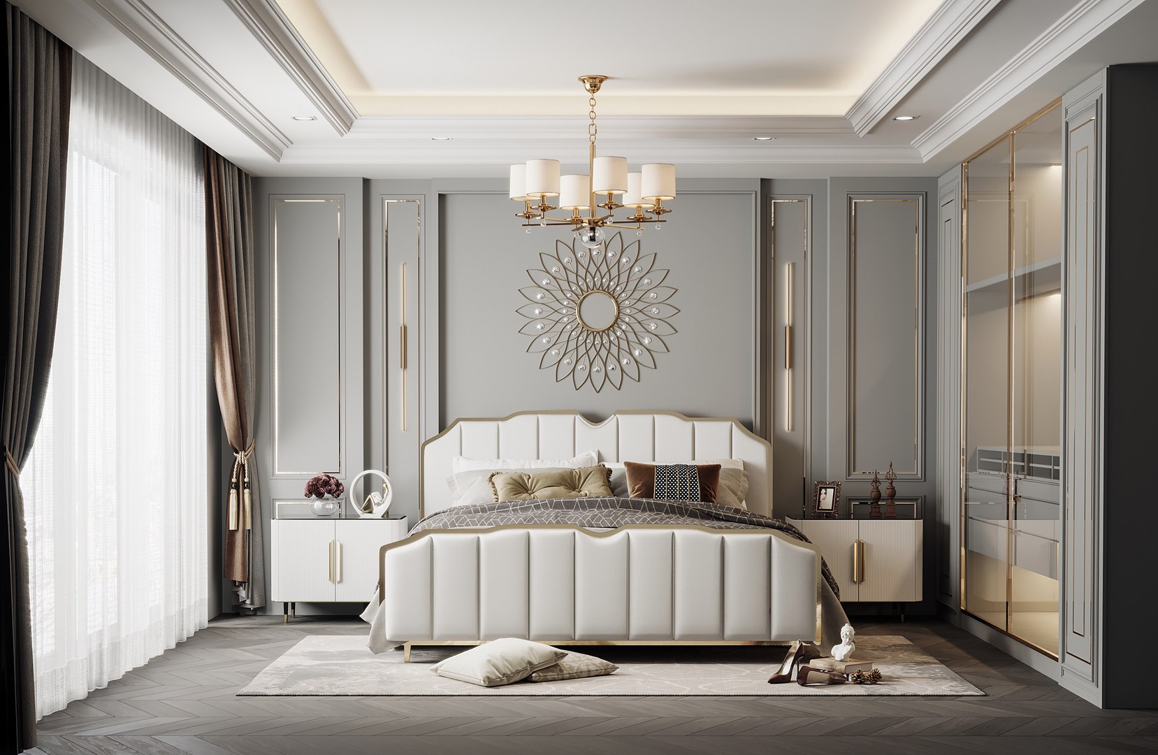 modelo 3d dormitorio moderno - TurboSquid 1869568