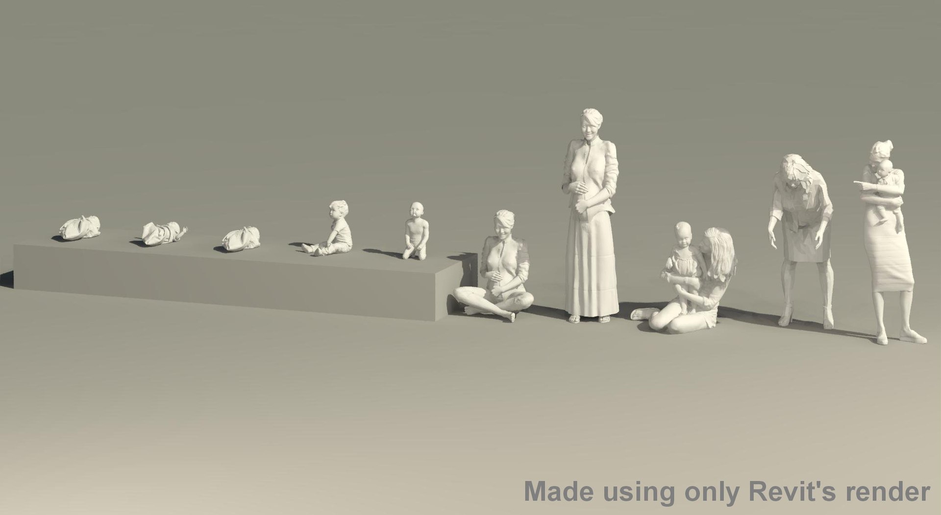 3D People - Family - Baby - TurboSquid 1835396