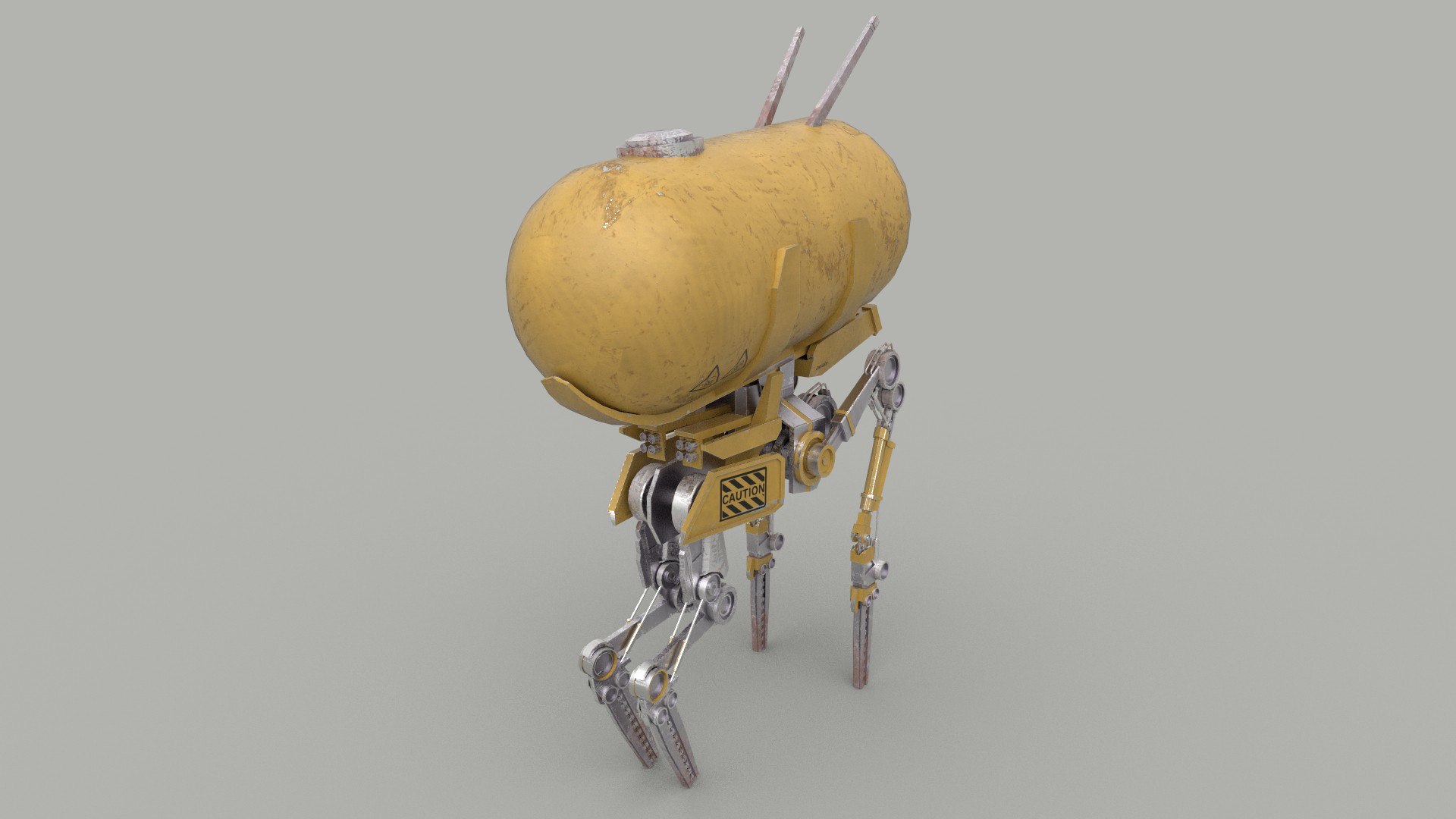 Walking Mech 3D Model - TurboSquid 1982344